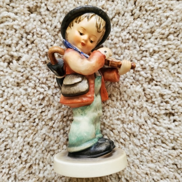 MI Hummel | Art | Antique Mi Hummel Little Fiddler Violin Boy | Poshmark